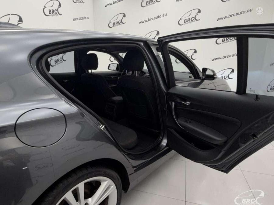 Grey BMW 116 2012 in Vilnius, with an engine capacity of 1.60 L and mileage of 285 thousand km for 5700 €, photo 13 on AUTOMOTO.COM.LV