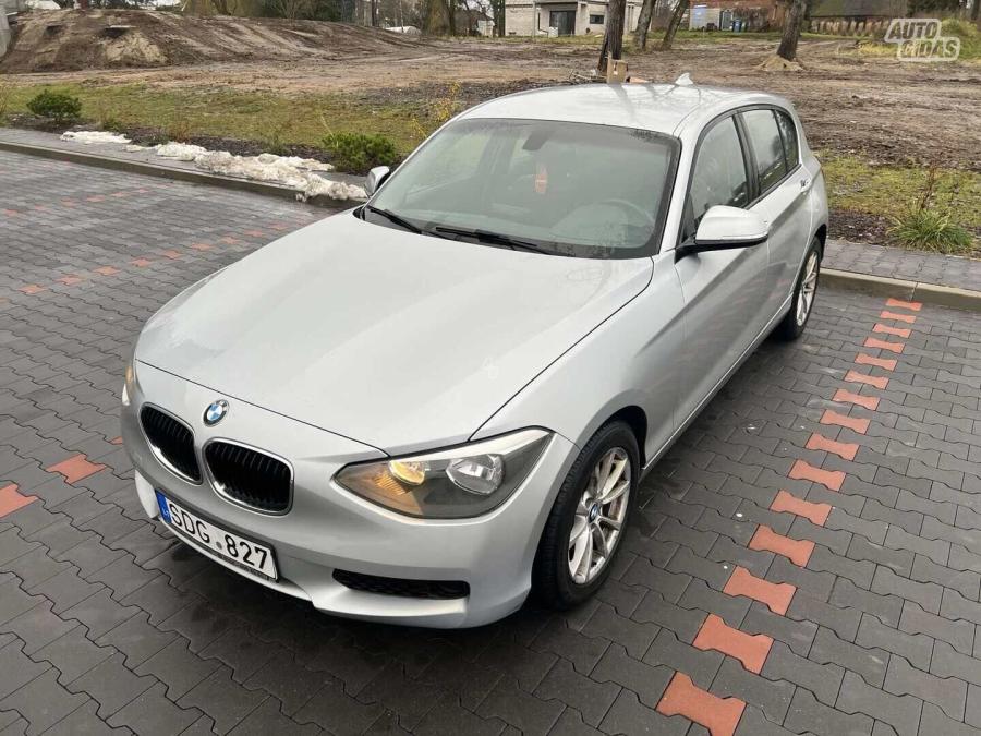 Pelēks BMW 116 2012 Kauņa, ar dzinēja tilpumu 1.60 L un nobraukumu 350 tūkst. km par 4555 €, foto 1 vietnē AUTOMOTO.COM.LV