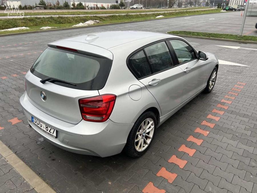 Pelēks BMW 116 2012 Kauņa, ar dzinēja tilpumu 1.60 L un nobraukumu 350 tūkst. km par 4555 €, foto 4 vietnē AUTOMOTO.COM.LV