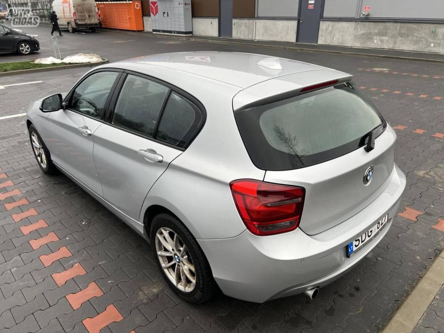 Pelēks BMW 116 2012 Kauņa, ar dzinēja tilpumu 1.60 L un nobraukumu 350 tūkst. km par 4555 €, foto 6 vietnē AUTOMOTO.COM.LV