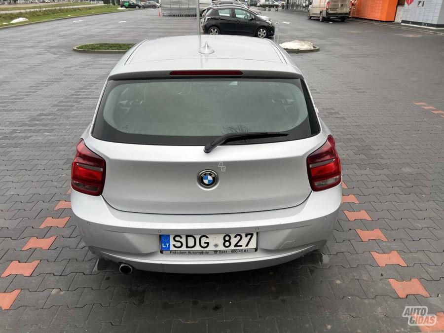 Pelēks BMW 116 2012 Kauņa, ar dzinēja tilpumu 1.60 L un nobraukumu 350 tūkst. km par 4555 €, foto 8 vietnē AUTOMOTO.COM.LV