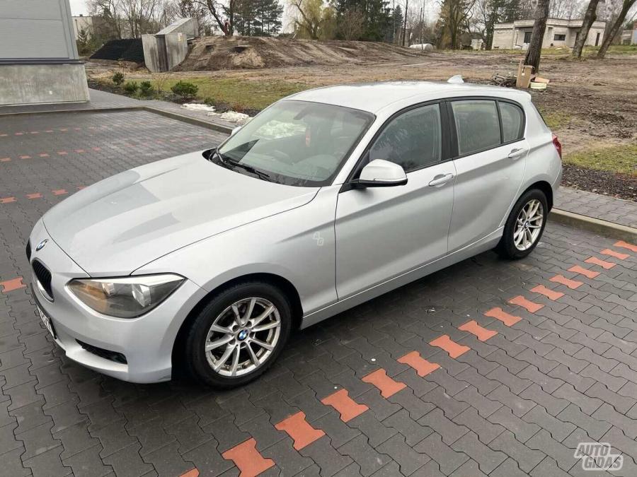 Pelēks BMW 116 2012 Kauņa, ar dzinēja tilpumu 1.60 L un nobraukumu 350 tūkst. km par 4555 €, foto 14 vietnē AUTOMOTO.COM.LV