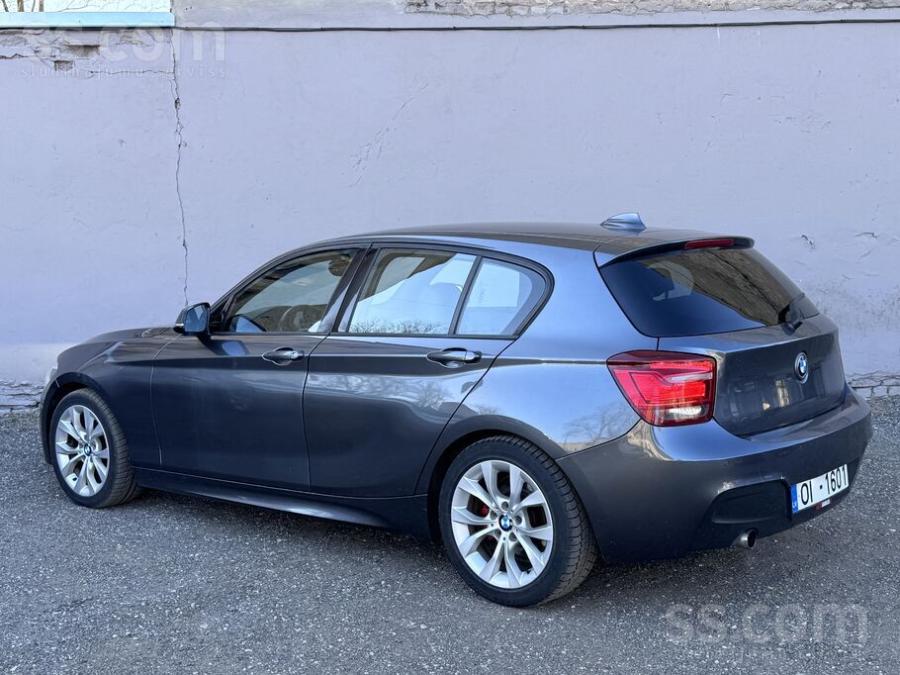 Grey BMW 116 2012 in Riga, with an engine capacity of 1.60 L and mileage of 261 thousand km for 6900 €, photo 6 on AUTOMOTO.COM.LV