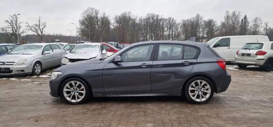 Pelēks BMW 116 2012 Valmiera, ar dzinēja tilpumu 1.60 L un nobraukumu 261 tūkst. km par 7000 €, foto 6 vietnē AUTOMOTO.COM.LV