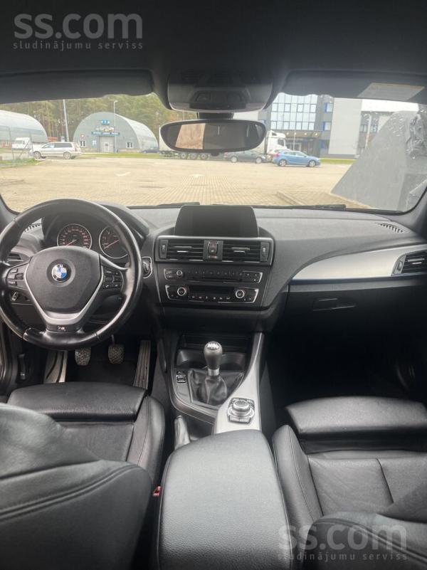 Grey BMW 116 2012 in Valmiera, with an engine capacity of 1.60 L and mileage of 260 thousand km for 5500 €, photo 7 on AUTOMOTO.COM.LV