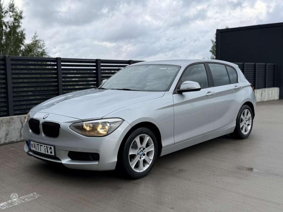 Grey BMW 116 2012 in Vilnius, with an engine capacity of 1.60 L and mileage of 184 thousand km for 5550 €, photo 1 on AUTOMOTO.COM.LV