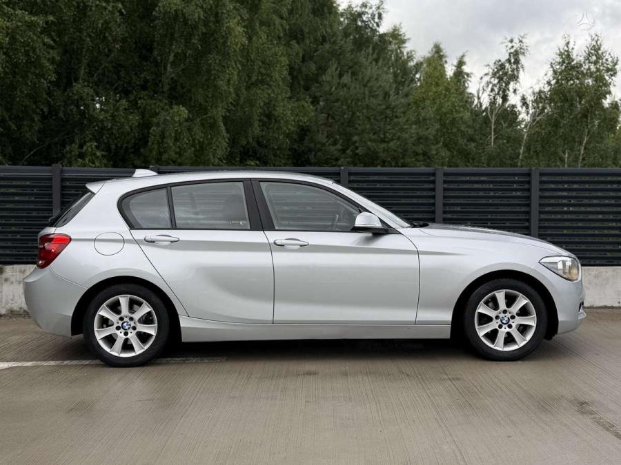 Grey BMW 116 2012 in Vilnius, with an engine capacity of 1.60 L and mileage of 184 thousand km for 5550 €, photo 7 on AUTOMOTO.COM.LV