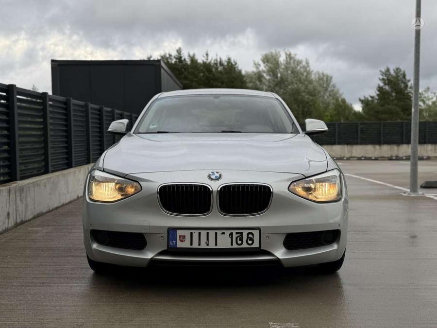 Grey BMW 116 2012 in Vilnius, with an engine capacity of 1.60 L and mileage of 184 thousand km for 5550 €, photo 8 on AUTOMOTO.COM.LV