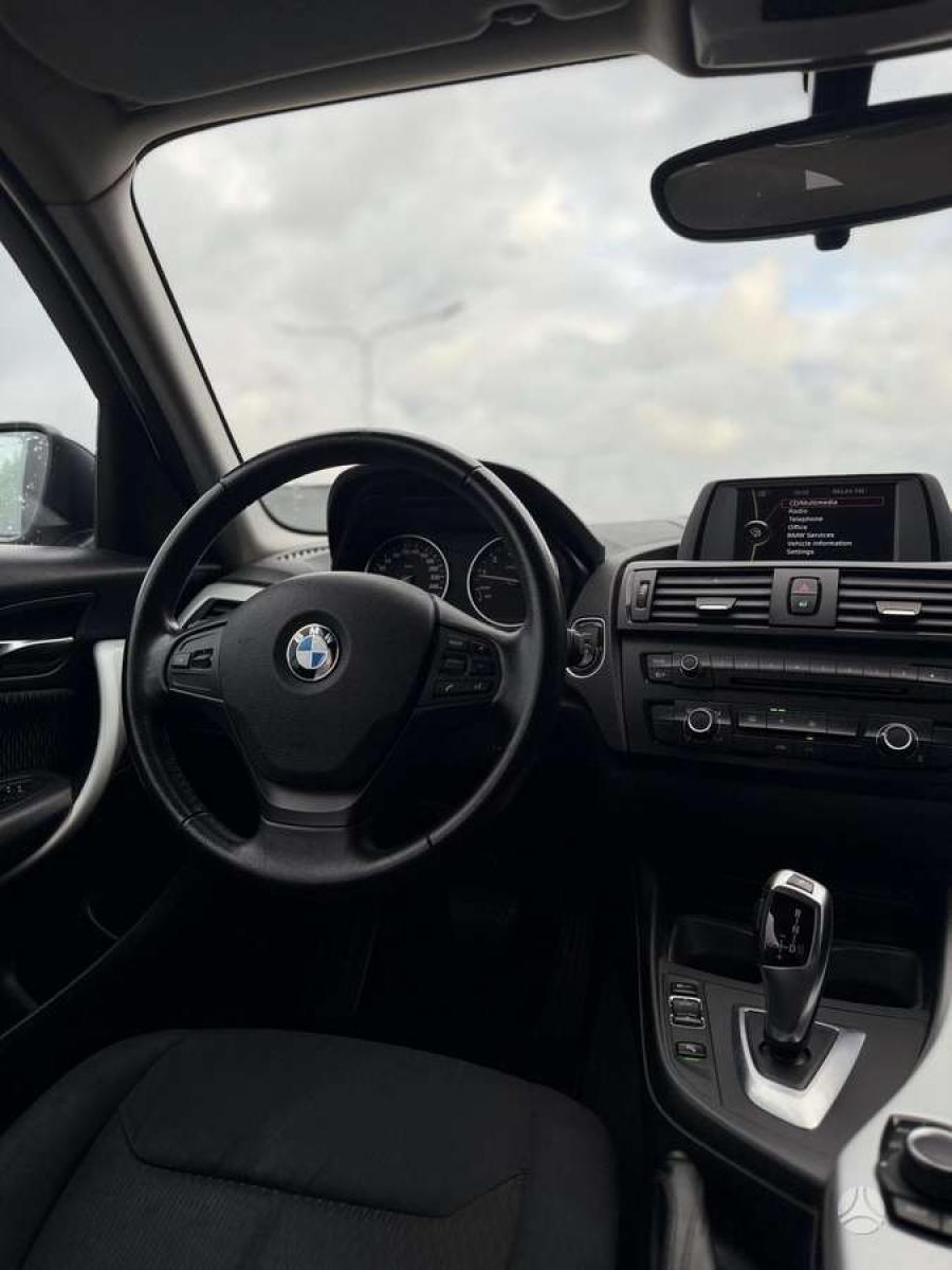 Grey BMW 116 2012 in Vilnius, with an engine capacity of 1.60 L and mileage of 184 thousand km for 5550 €, photo 15 on AUTOMOTO.COM.LV