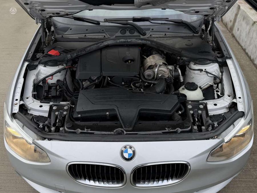 Grey BMW 116 2012 in Vilnius, with an engine capacity of 1.60 L and mileage of 184 thousand km for 5550 €, photo 31 on AUTOMOTO.COM.LV