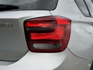 Grey BMW 116 2012 in Vilnius, with an engine capacity of 1.60 L and mileage of 184 thousand km for 5550 €, photo 34 on AUTOMOTO.COM.LV