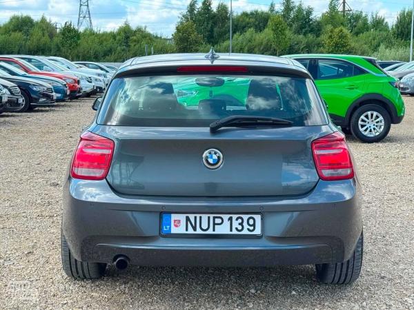 Pelēks BMW 116 2012 Šauļi, ar dzinēja tilpumu 1.60 L un nobraukumu 218 tūkst. km par 5500 €, foto 5 vietnē AUTOMOTO.COM.LV
