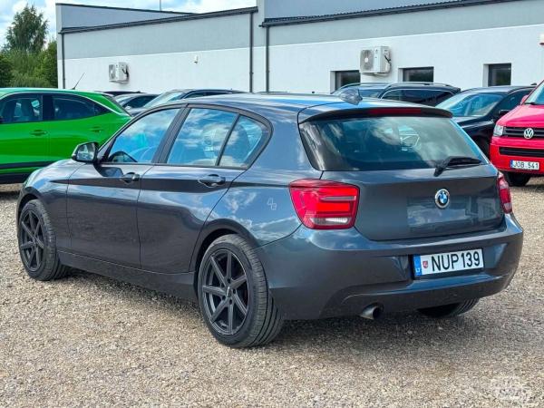 Pelēks BMW 116 2012 Šauļi, ar dzinēja tilpumu 1.60 L un nobraukumu 218 tūkst. km par 5500 €, foto 7 vietnē AUTOMOTO.COM.LV