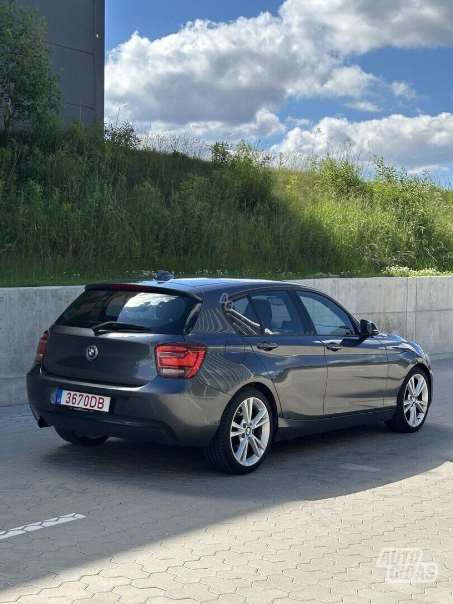 Grey BMW 116 2012 in Vilnius, with an engine capacity of 1.60 L and mileage of 285 thousand km for 4300 €, photo 9 on AUTOMOTO.COM.LV