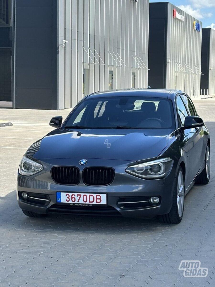 Grey BMW 116 2012 in Vilnius, with an engine capacity of 1.60 L and mileage of 285 thousand km for 4300 €, photo 10 on AUTOMOTO.COM.LV