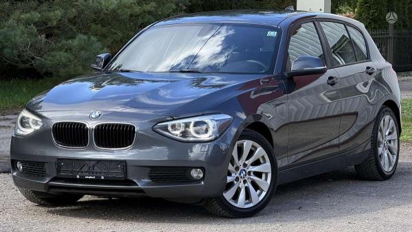 Grey BMW 116 2012 in Ukmerge, with an engine capacity of 1.60 L and mileage of 265 thousand km for 4350 €, photo 1 on AUTOMOTO.COM.LV