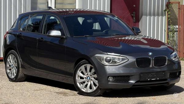 Grey BMW 116 2012 in Ukmerge, with an engine capacity of 1.60 L and mileage of 265 thousand km for 4350 €, photo 3 on AUTOMOTO.COM.LV