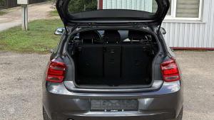 Grey BMW 116 2012 in Ukmerge, with an engine capacity of 1.60 L and mileage of 265 thousand km for 4350 €, photo 24 on AUTOMOTO.COM.LV