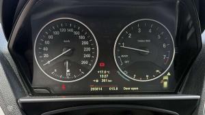 Grey BMW 116 2012 in Ukmerge, with an engine capacity of 1.60 L and mileage of 265 thousand km for 4350 €, photo 26 on AUTOMOTO.COM.LV