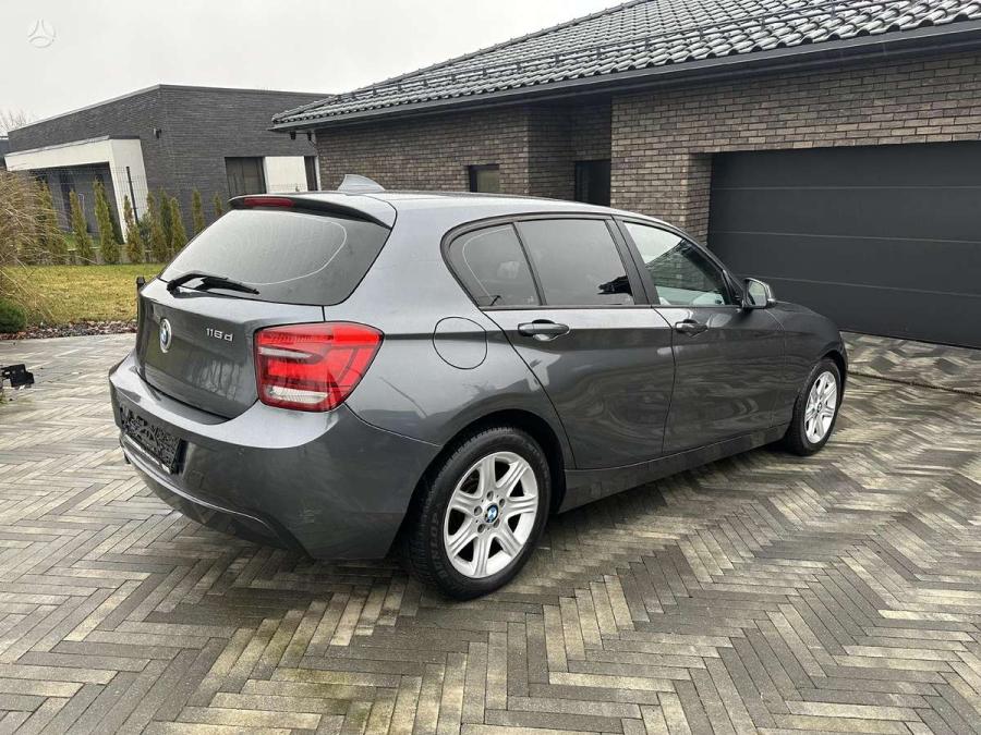 Pelēks BMW 116 2013 Kauņa, ar dzinēja tilpumu 2.00 L un nobraukumu 274 tūkst. km par 6650 €, foto 5 vietnē AUTOMOTO.COM.LV