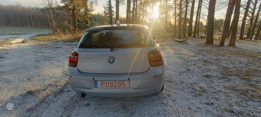 Grey BMW 116 2013 in Pakruojis, with an engine capacity of 1.60 L and mileage of 242 thousand km for 3900 €, photo 7 on AUTOMOTO.COM.LV
