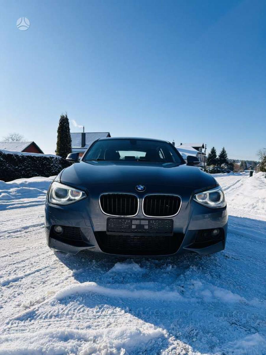 Grey BMW 116 2013 in Kaunas, with an engine capacity of 1.60 L and mileage of 131 thousand km for 6850 €, photo 3 on AUTOMOTO.COM.LV