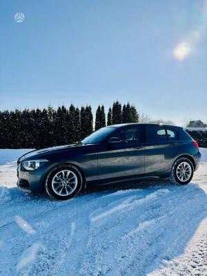 Grey BMW 116 2013 in Kaunas, with an engine capacity of 1.60 L and mileage of 131 thousand km for 6850 €, photo 9 on AUTOMOTO.COM.LV