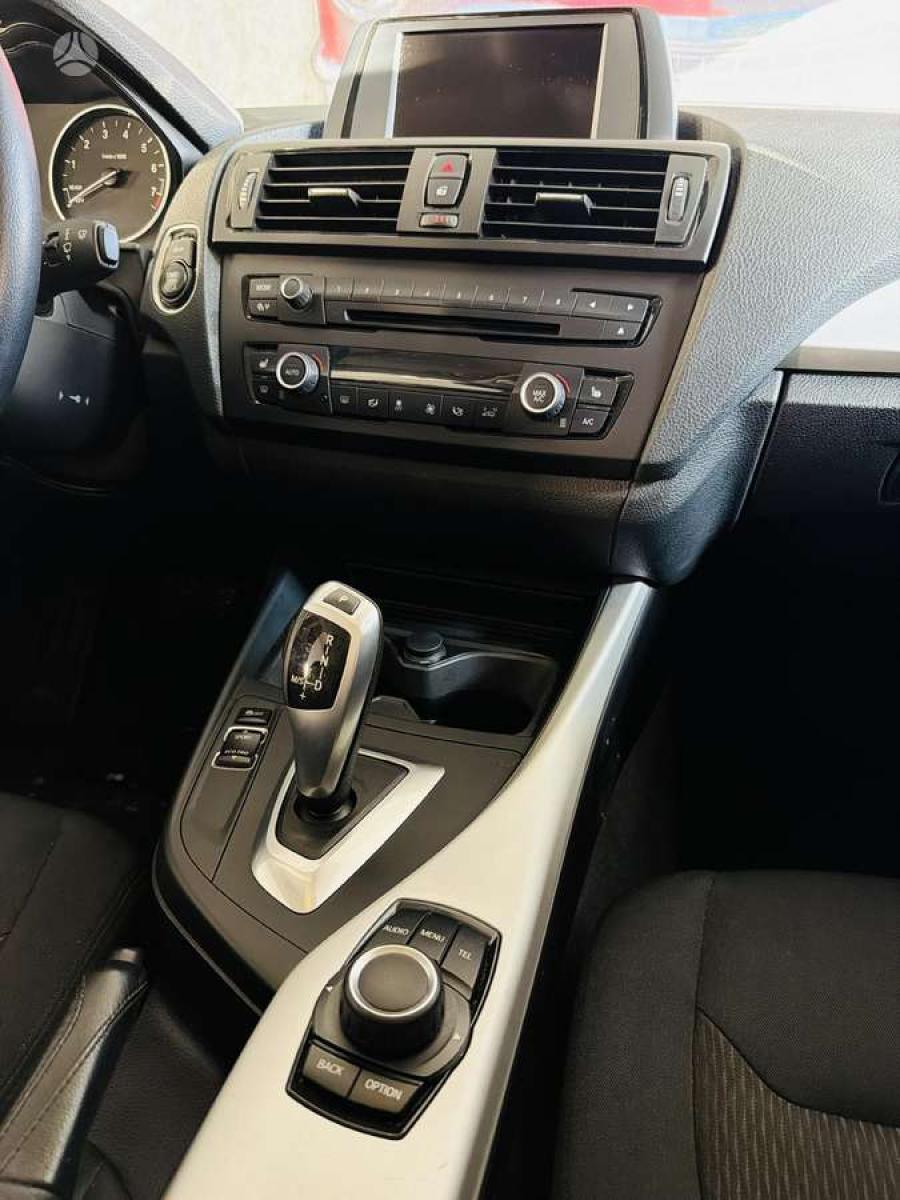 Grey BMW 116 2013 in Kaunas, with an engine capacity of 1.60 L and mileage of 131 thousand km for 6850 €, photo 14 on AUTOMOTO.COM.LV
