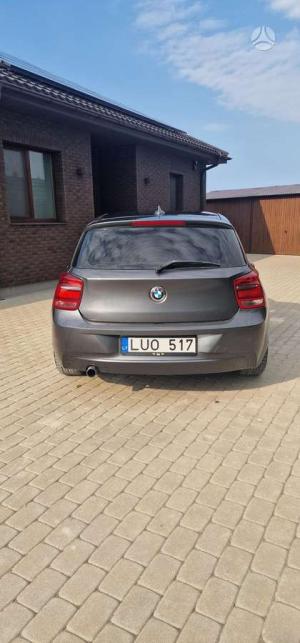 Pelēks BMW 116 2013 Šauļi, ar dzinēja tilpumu 1.60 L un nobraukumu 180 tūkst. km par 5999 €, foto 5 vietnē AUTOMOTO.COM.LV