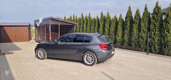 Grey BMW 116 2013 in Siauliai, with an engine capacity of 1.60 L and mileage of 180 thousand km for 5999 €, photo 5 on AUTOMOTO.COM.LV
