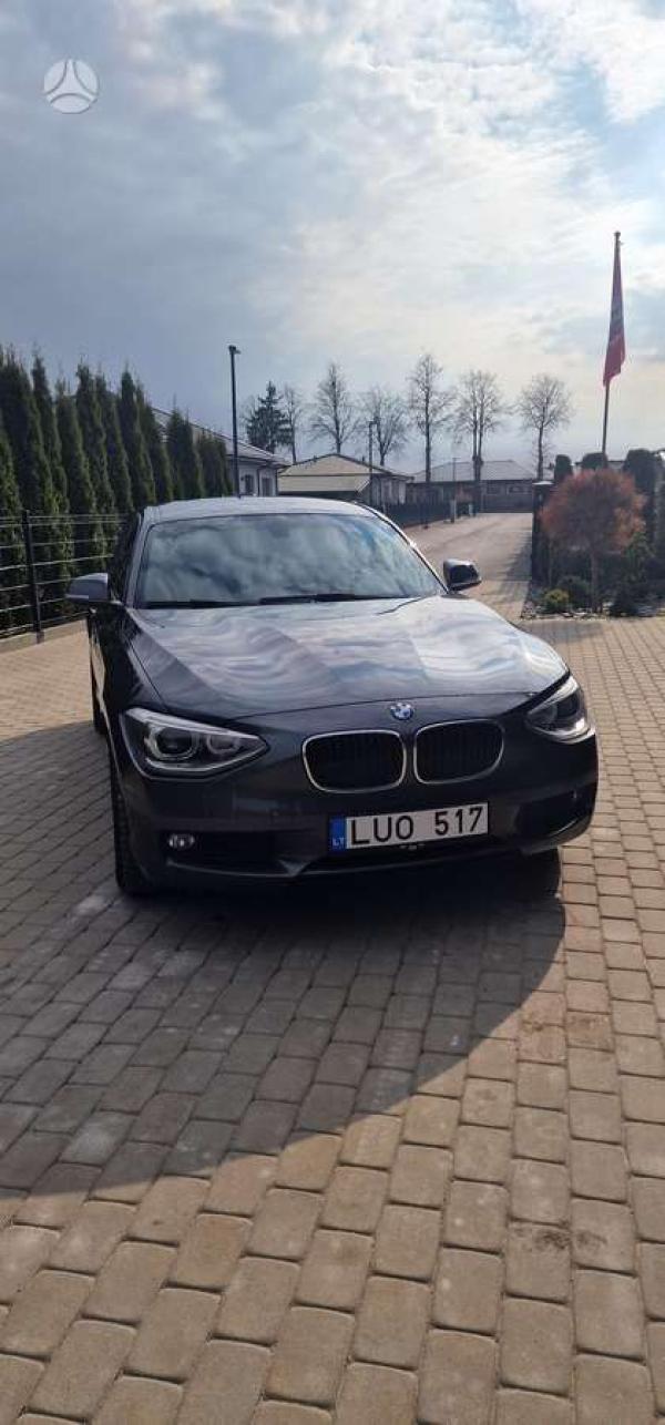 Grey BMW 116 2013 in Siauliai, with an engine capacity of 1.60 L and mileage of 180 thousand km for 5999 €, photo 6 on AUTOMOTO.COM.LV