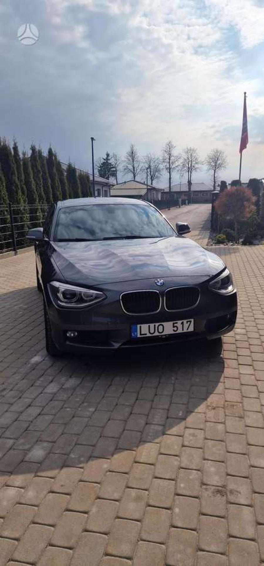 Pelēks BMW 116 2013 Šauļi, ar dzinēja tilpumu 1.60 L un nobraukumu 180 tūkst. km par 5999 €, foto 7 vietnē AUTOMOTO.COM.LV