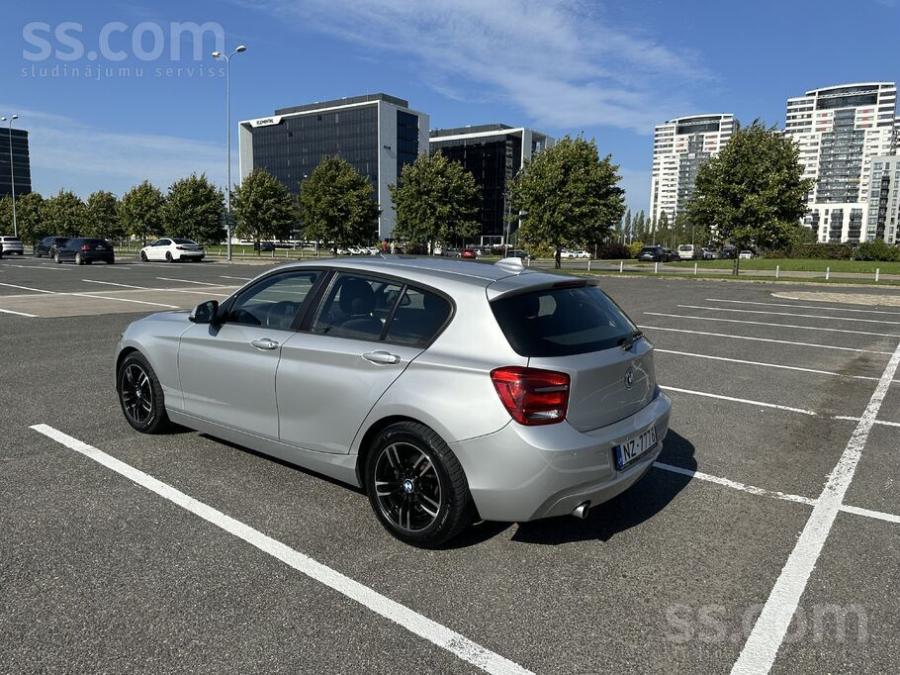 Grey BMW 116 2013 in Riga, with an engine capacity of 2.00 L and mileage of 115 thousand km for 9300 €, photo 4 on AUTOMOTO.COM.LV