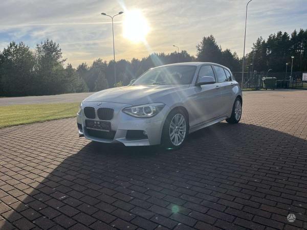 Grey BMW 116 2014 in Utena, with an engine capacity of 1.60 L and mileage of 198 thousand km for 8300 €, photo 1 on AUTOMOTO.COM.LV