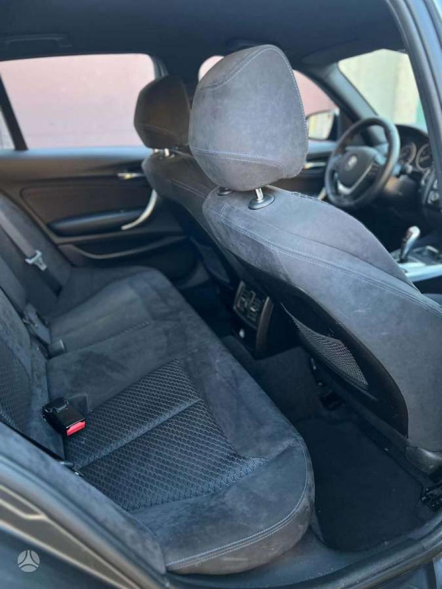 Grey BMW 116 2014 in Kaunas, with an engine capacity of 2.00 L and mileage of 304 thousand km for 6999 €, photo 13 on AUTOMOTO.COM.LV