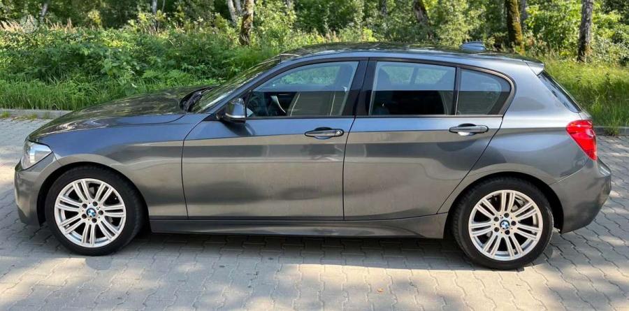 Grey BMW 116 2014 in Kaunas, with an engine capacity of 2.00 L and mileage of 304 thousand km for 6800 €, photo 9 on AUTOMOTO.COM.LV