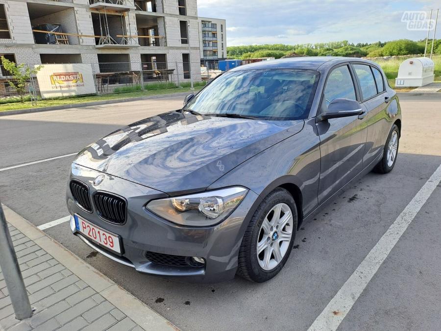Pelēks BMW 116 2015 Klaipėda, ar dzinēja tilpumu 1.60 L un nobraukumu 380 tūkst. km par 4750 €, foto 1 vietnē AUTOMOTO.COM.LV