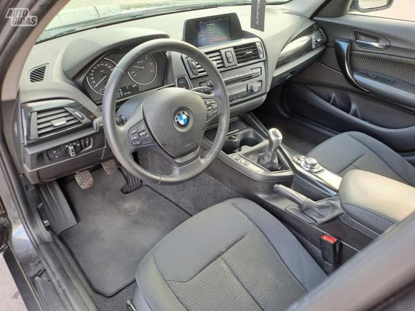 Grey BMW 116 2015 in Klaipeda, with an engine capacity of 1.60 L and mileage of 380 thousand km for 4750 €, photo 8 on AUTOMOTO.COM.LV
