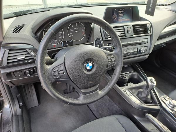 Grey BMW 116 2015 in Klaipeda, with an engine capacity of 1.60 L and mileage of 380 thousand km for 4750 €, photo 9 on AUTOMOTO.COM.LV