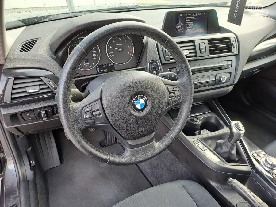 Pelēks BMW 116 2015 Klaipėda, ar dzinēja tilpumu 1.60 L un nobraukumu 380 tūkst. km par 4750 €, foto 10 vietnē AUTOMOTO.COM.LV