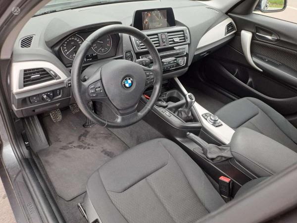 Grey BMW 116 2015 in Klaipeda, with an engine capacity of 1.50 L and mileage of 170 thousand km for 5700 €, photo 8 on AUTOMOTO.COM.LV