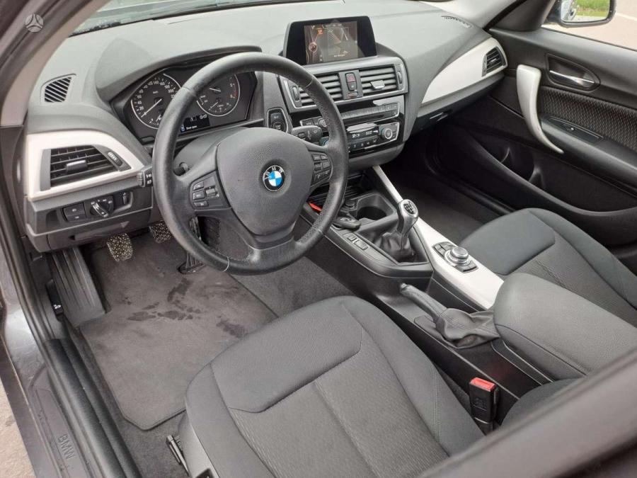 Pelēks BMW 116 2015 Klaipėda, ar dzinēja tilpumu 1.50 L un nobraukumu 170 tūkst. km par 5700 €, foto 9 vietnē AUTOMOTO.COM.LV