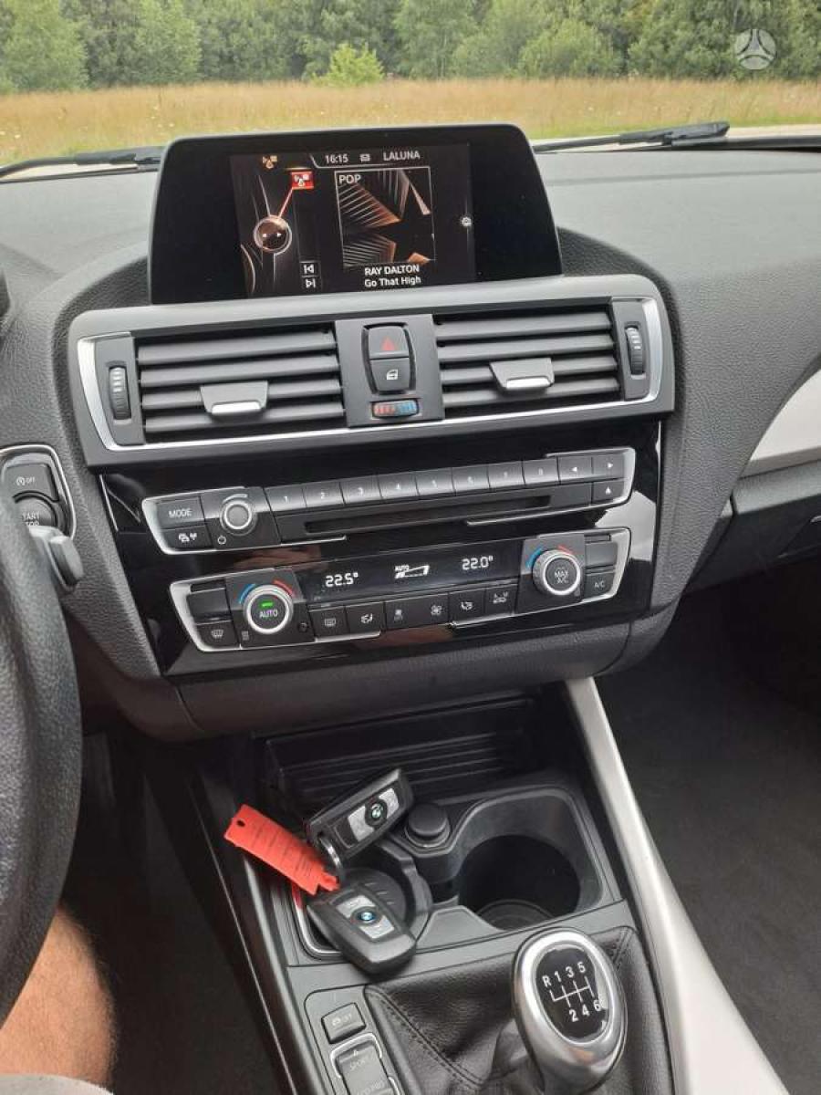 Pelēks BMW 116 2015 Klaipėda, ar dzinēja tilpumu 1.50 L un nobraukumu 170 tūkst. km par 5700 €, foto 10 vietnē AUTOMOTO.COM.LV