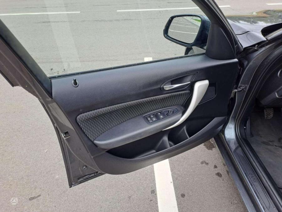Pelēks BMW 116 2015 Klaipėda, ar dzinēja tilpumu 1.50 L un nobraukumu 170 tūkst. km par 5700 €, foto 11 vietnē AUTOMOTO.COM.LV