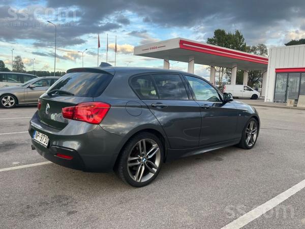 Grey BMW 116 2016 in Riga, with an engine capacity of 1.50 L and mileage of 213 thousand km for 8600 €, photo 3 on AUTOMOTO.COM.LV