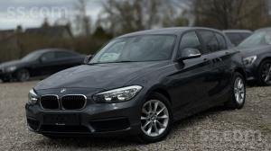 Grey BMW 116 2017 in Jelgava, with an engine capacity of 1.50 L and mileage of 182 thousand km for 9990 €, photo  on AUTOMOTO.COM.LV