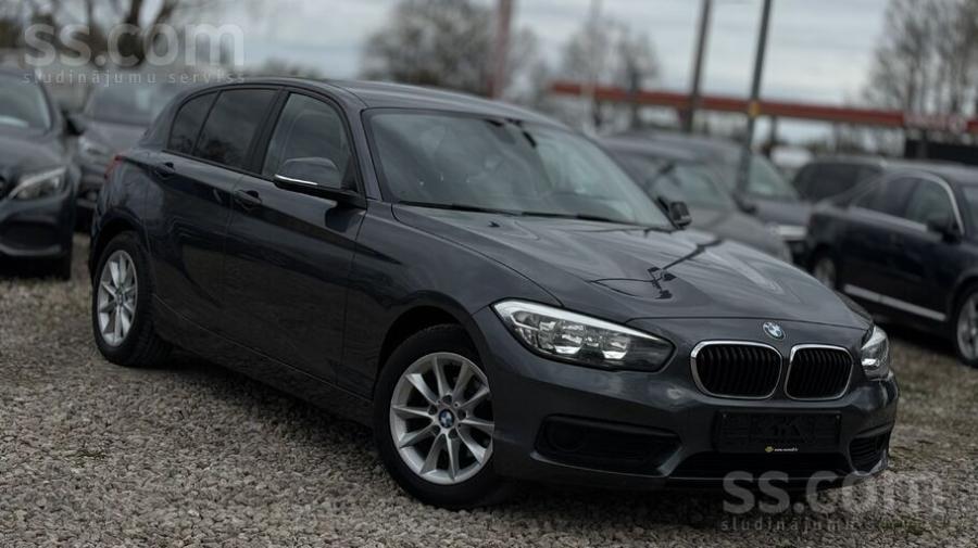 Grey BMW 116 2017 in Jelgava, with an engine capacity of 1.50 L and mileage of 182 thousand km for 9990 €, photo 3 on AUTOMOTO.COM.LV