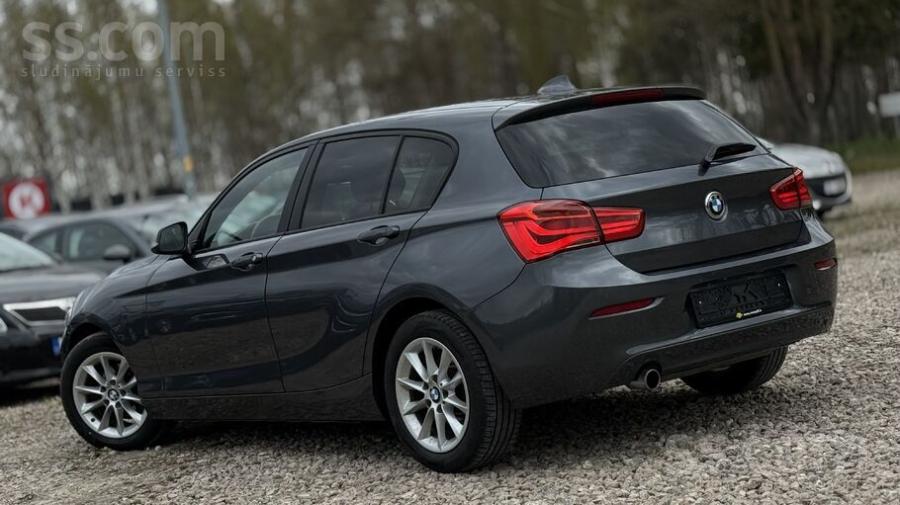 Grey BMW 116 2017 in Jelgava, with an engine capacity of 1.50 L and mileage of 182 thousand km for 9990 €, photo 5 on AUTOMOTO.COM.LV