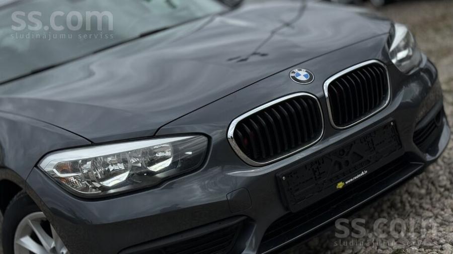 Grey BMW 116 2017 in Jelgava, with an engine capacity of 1.50 L and mileage of 182 thousand km for 9990 €, photo 6 on AUTOMOTO.COM.LV