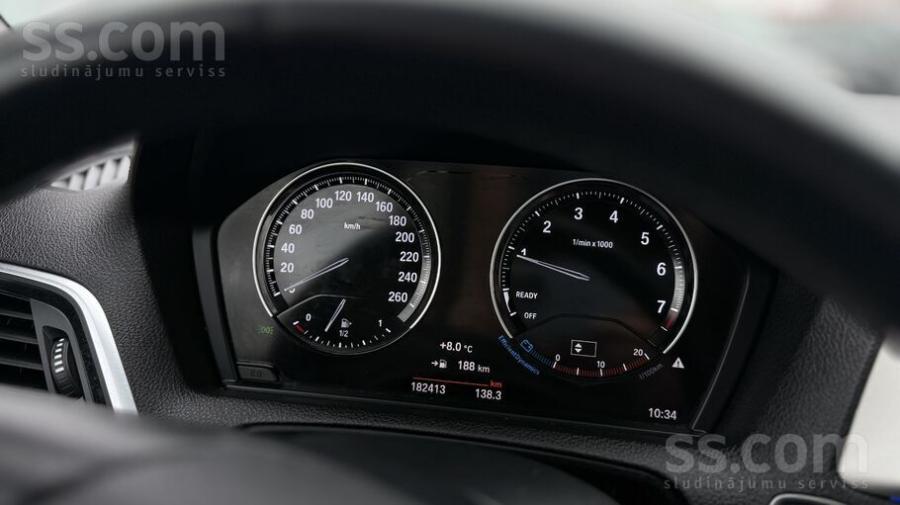 Grey BMW 116 2017 in Jelgava, with an engine capacity of 1.50 L and mileage of 182 thousand km for 9990 €, photo 13 on AUTOMOTO.COM.LV